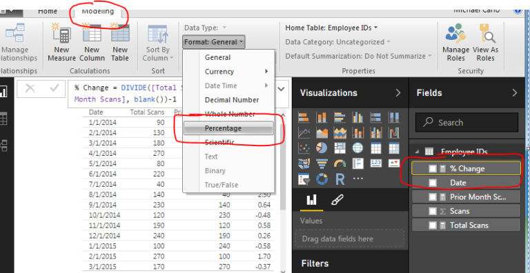 Measures – Month to Month Percent Change – PowerBI.tips