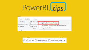 Quick Access Toolbar for the Win – PowerBI.tips