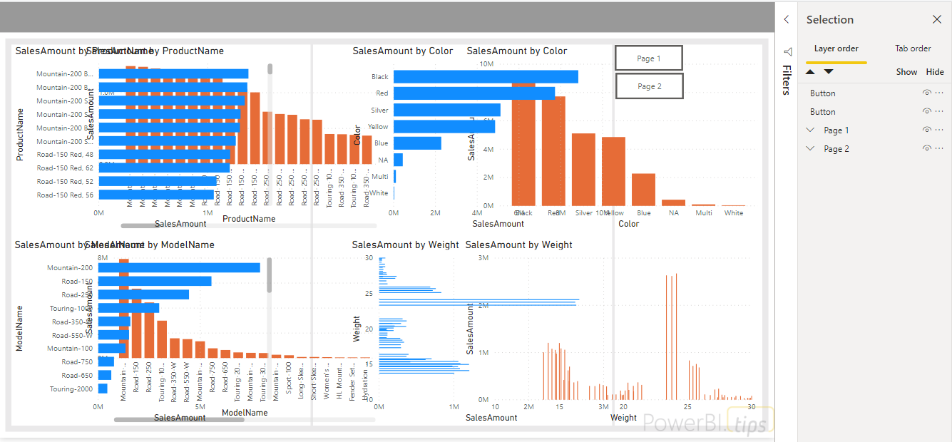 Consolidate Report Pages Easily with Visual Grouping – PowerBI.tips