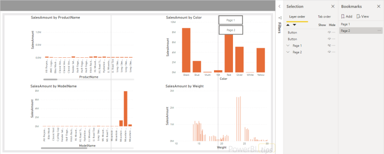 Consolidate Report Pages Easily with Visual Grouping – PowerBI.tips